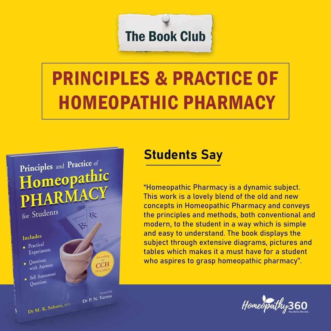 Principles & Practice of Homeopathic Pharmacy- Dr M K Sahani