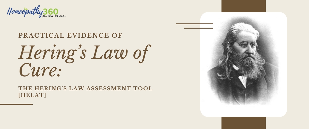 Practical Evidence of Hering’s Law of Cure: The Hering’s Law Assessment Tool [HELAT]