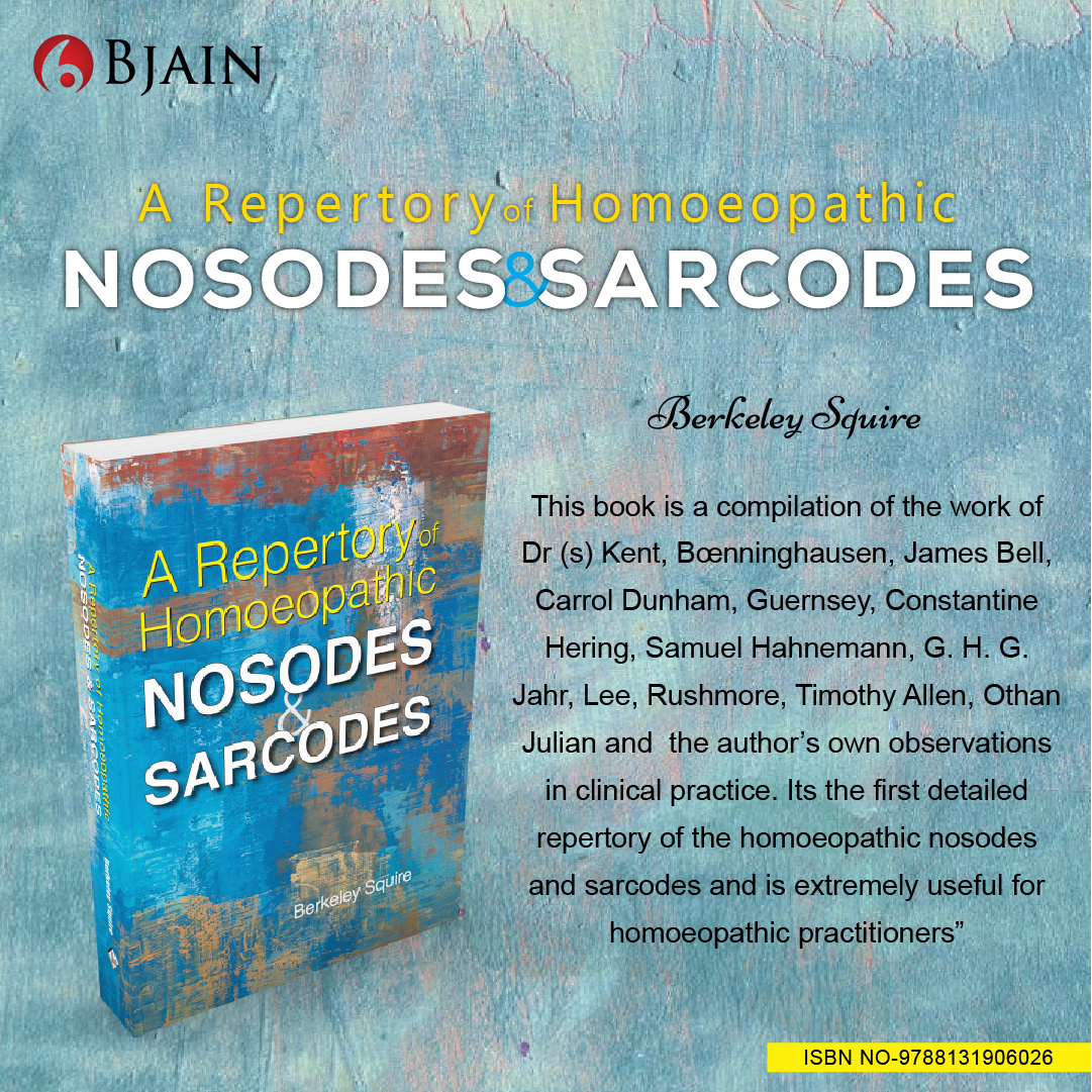 A REPERTORY OF HOMEOPATHIC NOSODES AND SARCODES