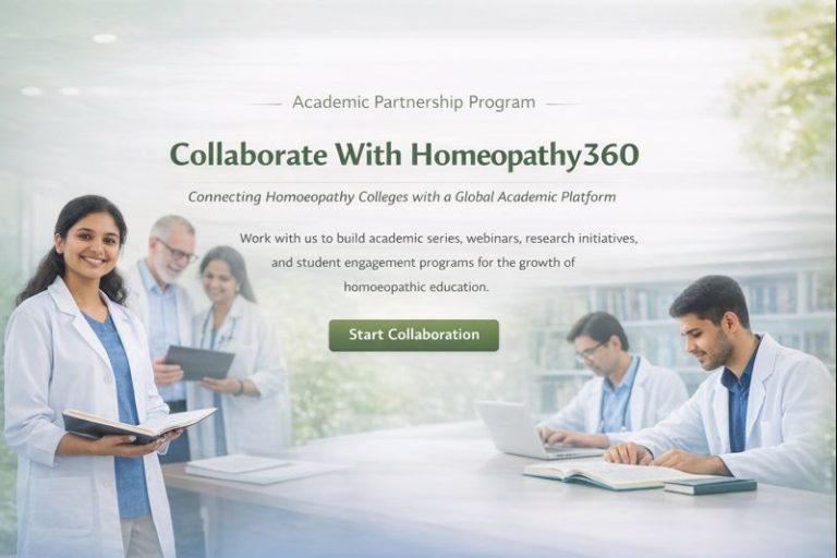 Collaborate With Homeopathy360 | Academic Partnership for Homoeopathy ...