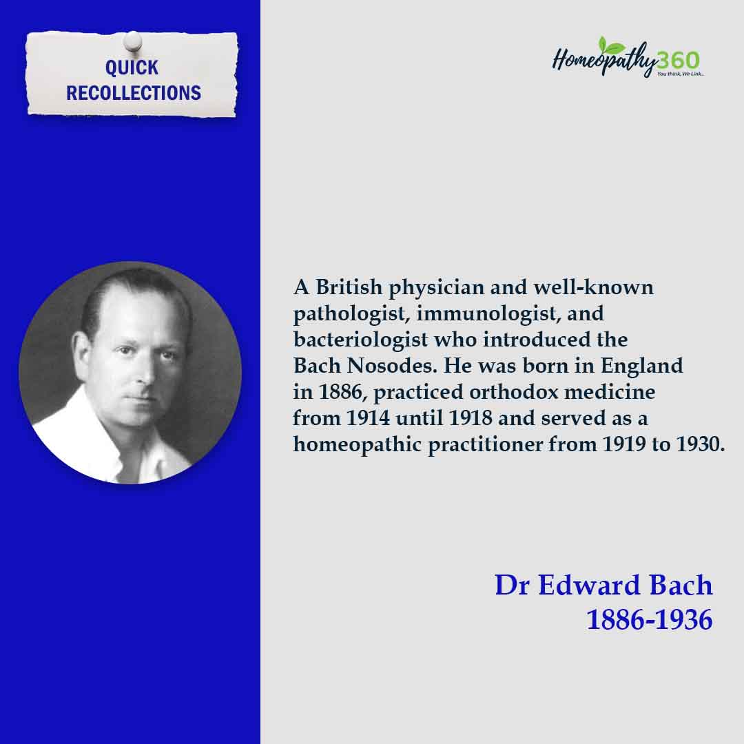 Dr Edward Bach Biography and Books