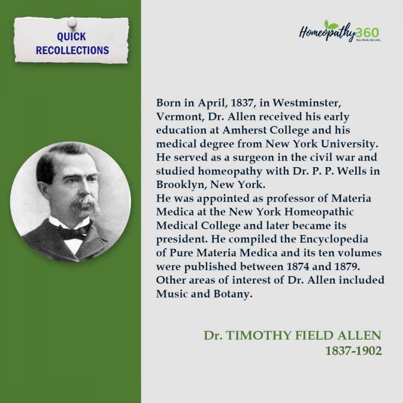 Dr Timothy Field Allen Biography and Books