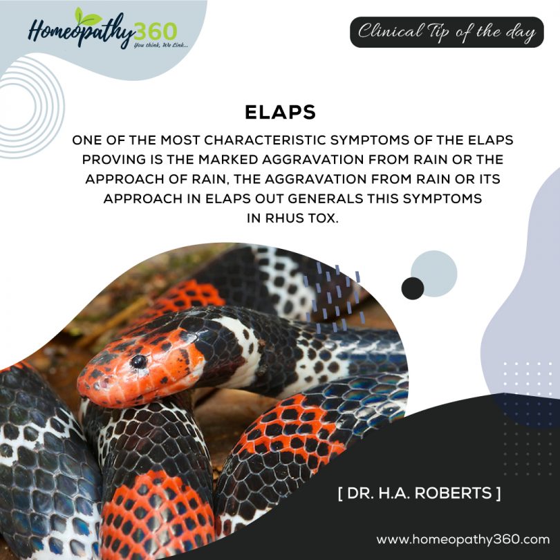 Elaps: Clinical Tips by Dr. H.A. Roberts