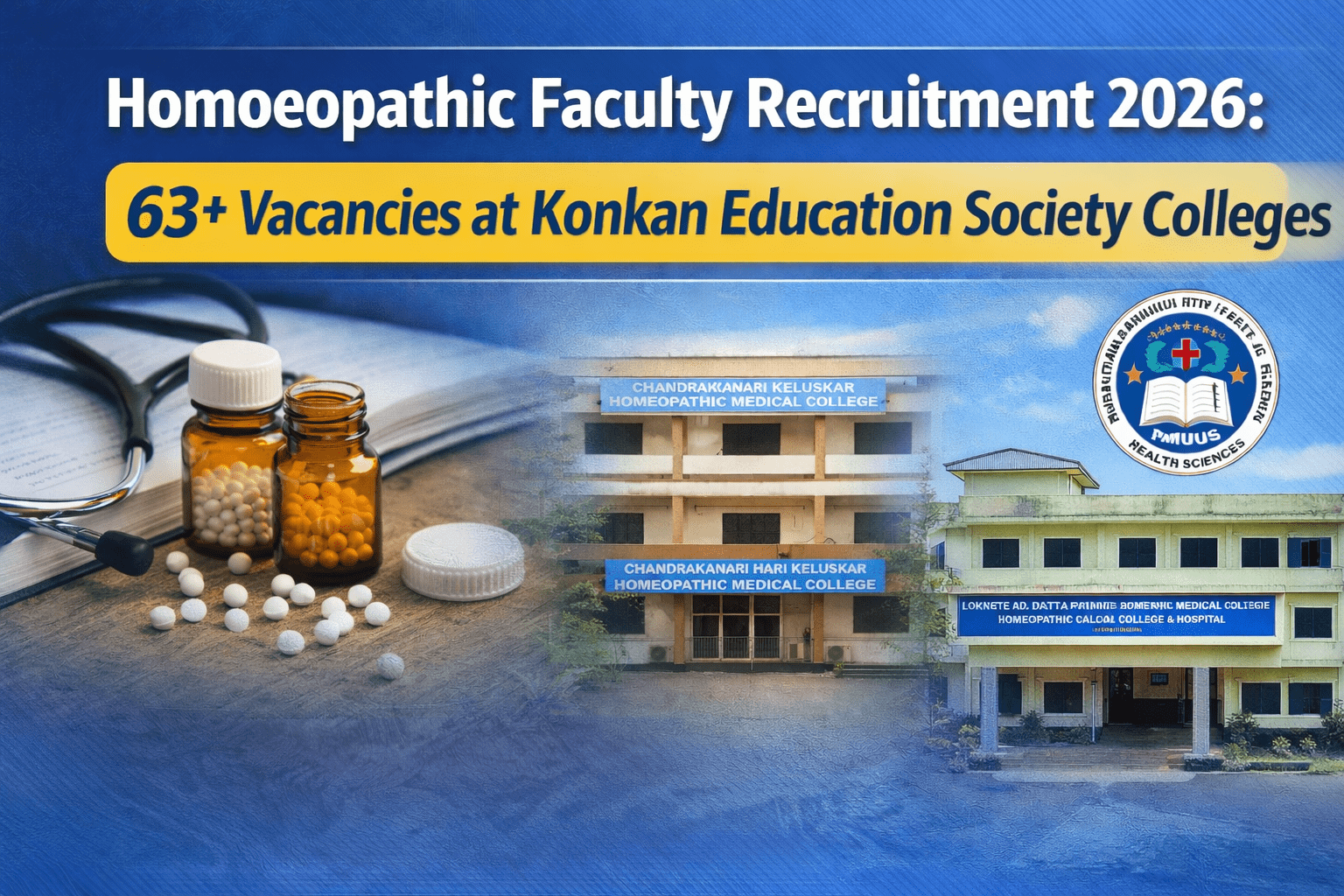 Homoeopathic Faculty Recruitment 2026: 63+ Vacancies at Konkan ...