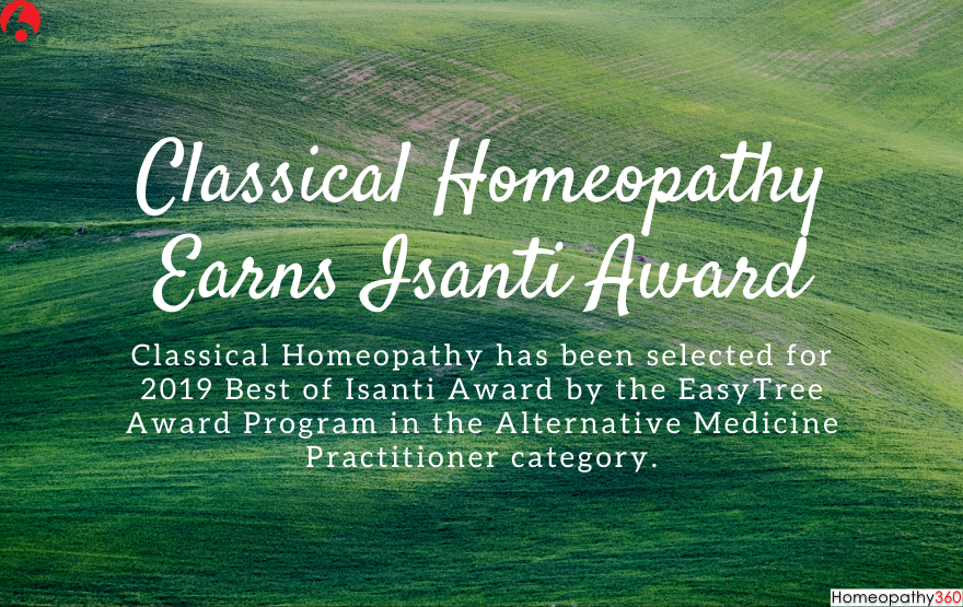 Classical Homeopathy Earns Isanti Award - homeopathy360
