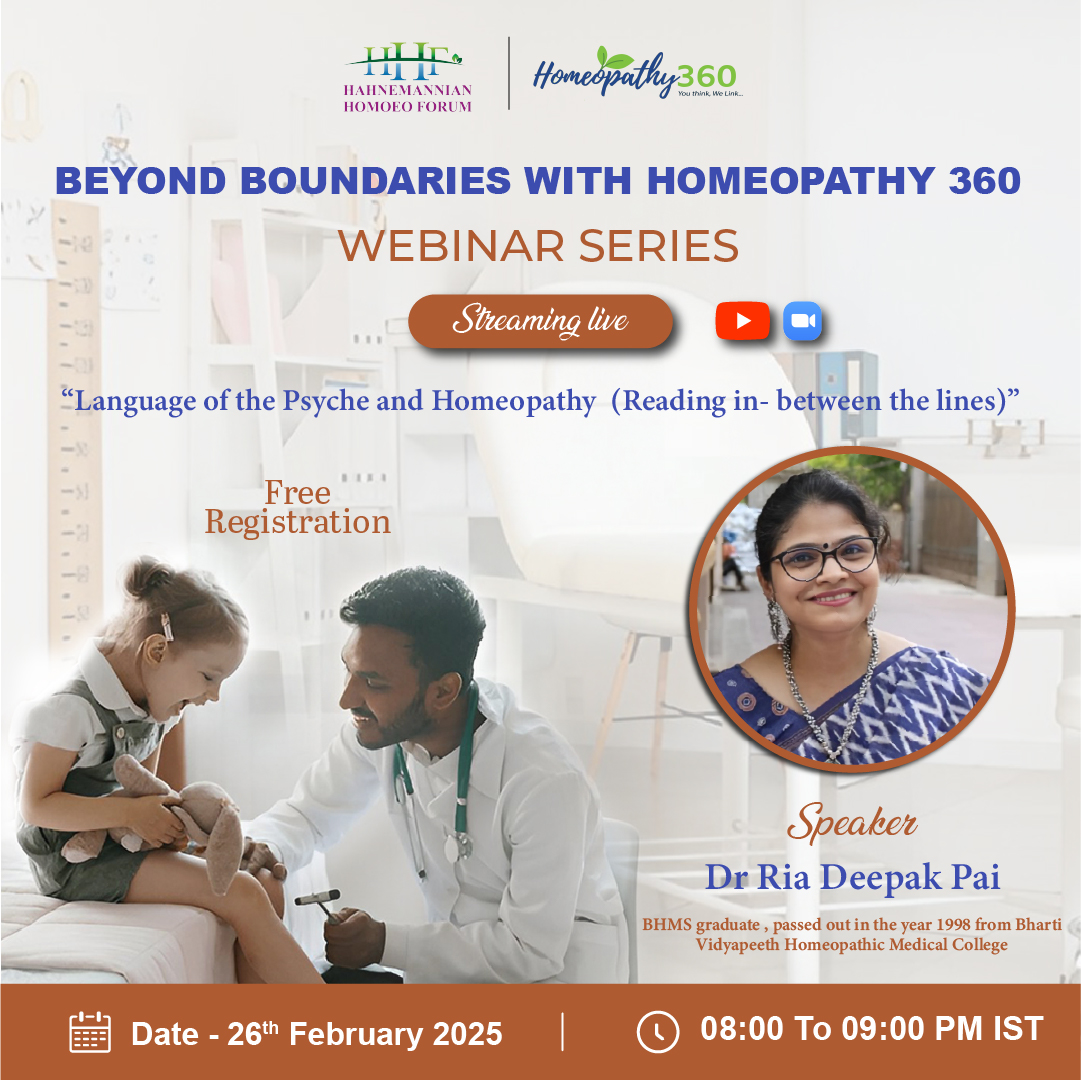 Join Upcoming webinar with Dr Ria Deepak Pai