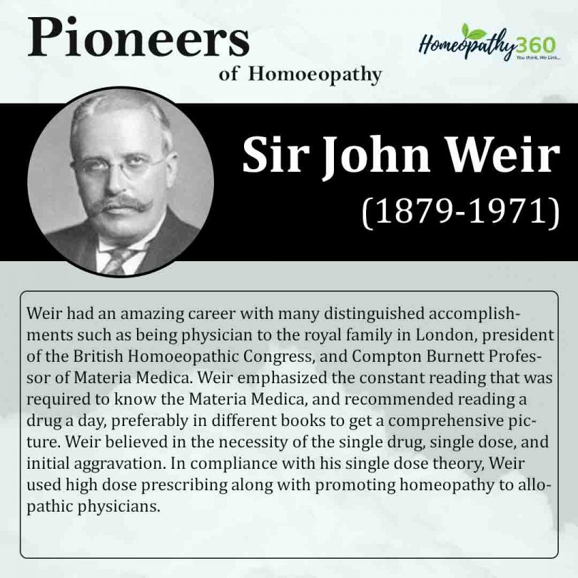 Stalwarts' Segment: Sir John Weir