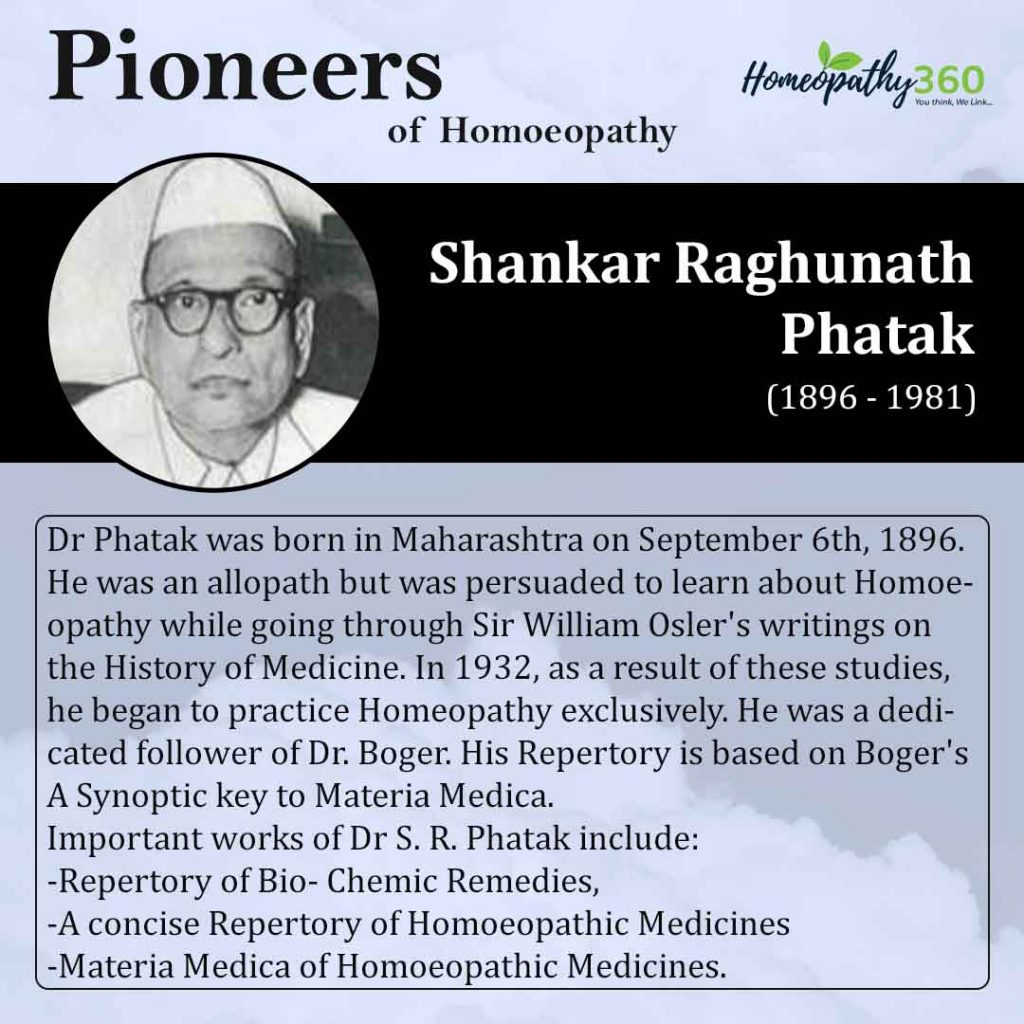 Stalwarts' Segment: Shankar Raghunath Phatak - homeopathy360