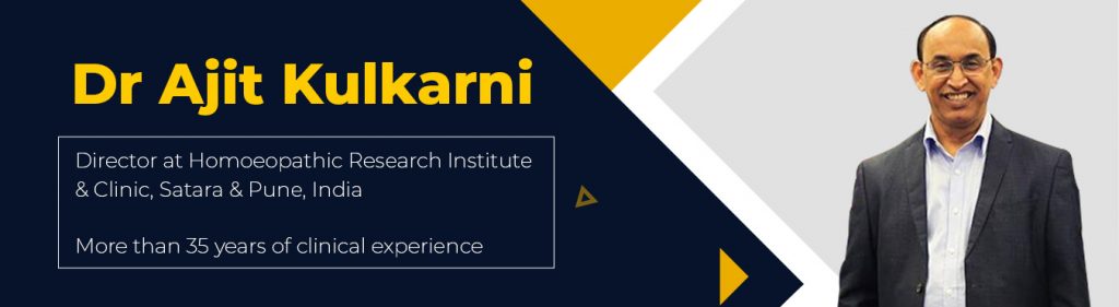 Dr. Ajit Kulkarni Biography and Books - homeopathy360