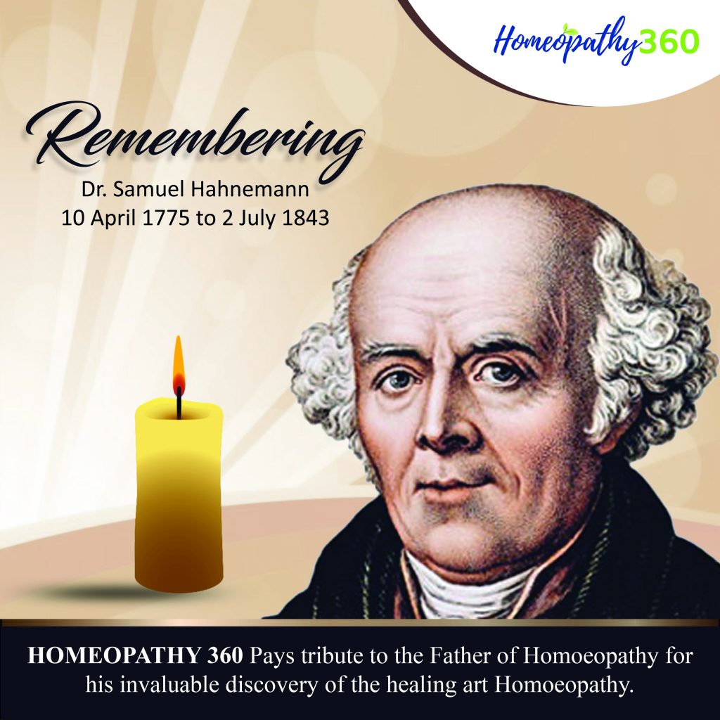 Homeopathy360 Pays tribute to the Father of Homoeopathy (Dr. Samuel ...